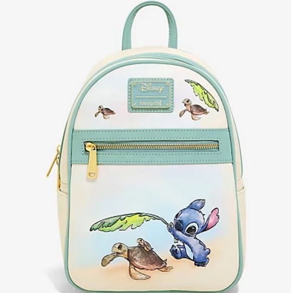 Loungefly | Bags | Loungefly Stitch Turtles Mini Backpack | Poshmark